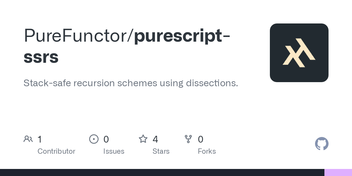 Initial Release of `purescript-dissect` - Announcements - PureScript Language Forum